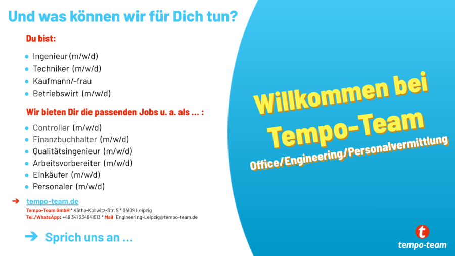 Tempo-Team GmbH Office/Engineering/Personalvermittlung | Rosinenpicker